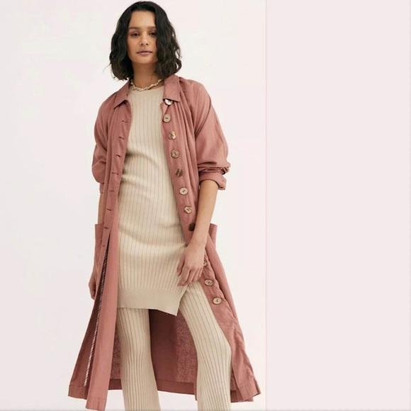 Free People | Jackets & Coats | Free People Duster Meet Me In The ...